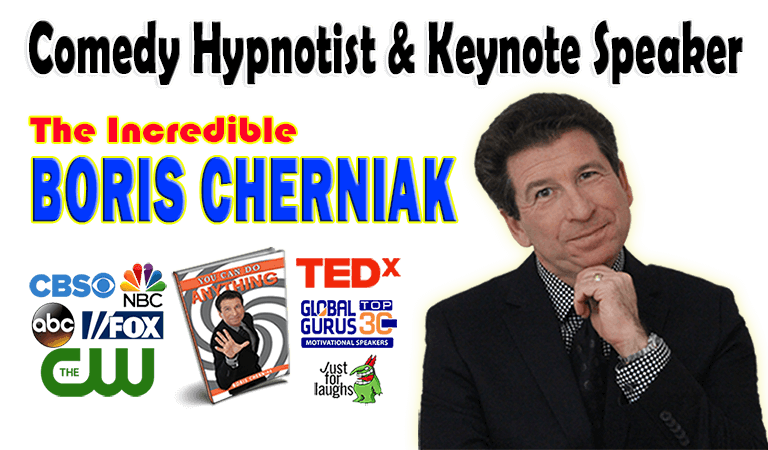 Comedy Hypnotist & Keynote Speaker Incredible Boris
